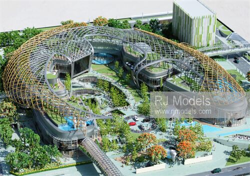 Shopping Mall Model, Building Mall Scale Model Makers