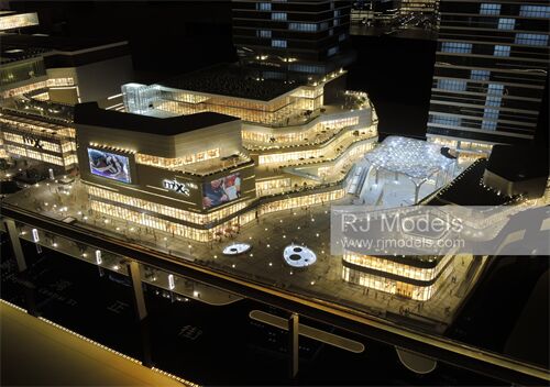 Shopping Mall Model, Building Mall Scale Model Makers