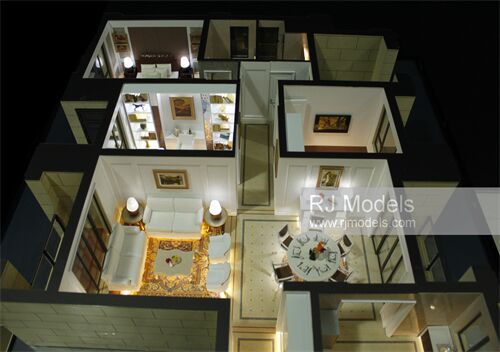 Interior Model Making, Interior Scale Model Companies - RJ Models