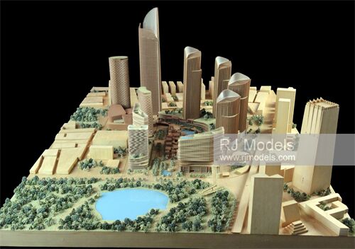 Wooden Architectural Model, Balsa Wood Model Making-RJ Models