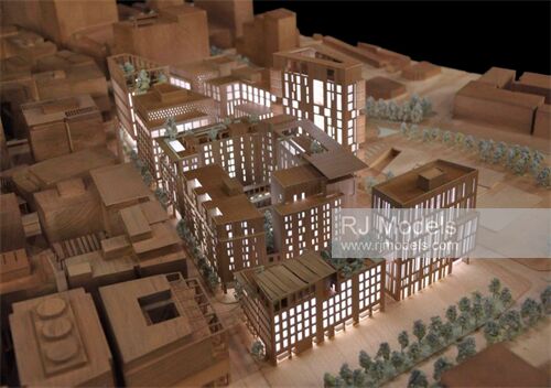 Wooden Architectural Model, Balsa Wood Model Making-RJ Models